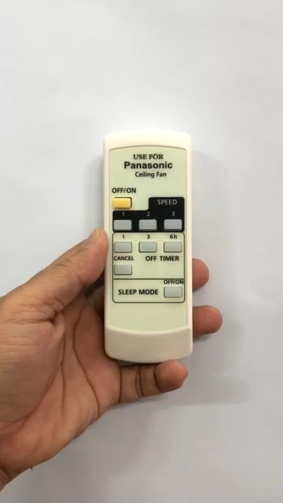 Remote Điều Khiển Từ Xa Quạt Máy Panasonic Quạt Trần Kèm Pin AA | Lazada.vn