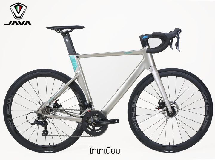 จักรยานเสือหมอบ Java Siluro 6 ดิสเบรคกึ่งน้ำมัน เฟรมอลูมิเนียม ชุดขับ ...