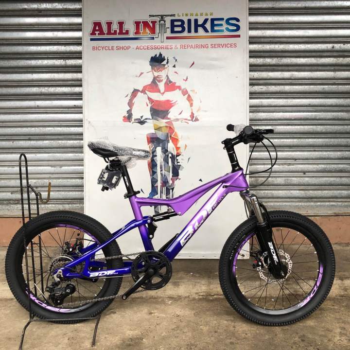 BDF 20er Full Suspension Mini Mountain Bikes 1x7Speed Alloy With ...