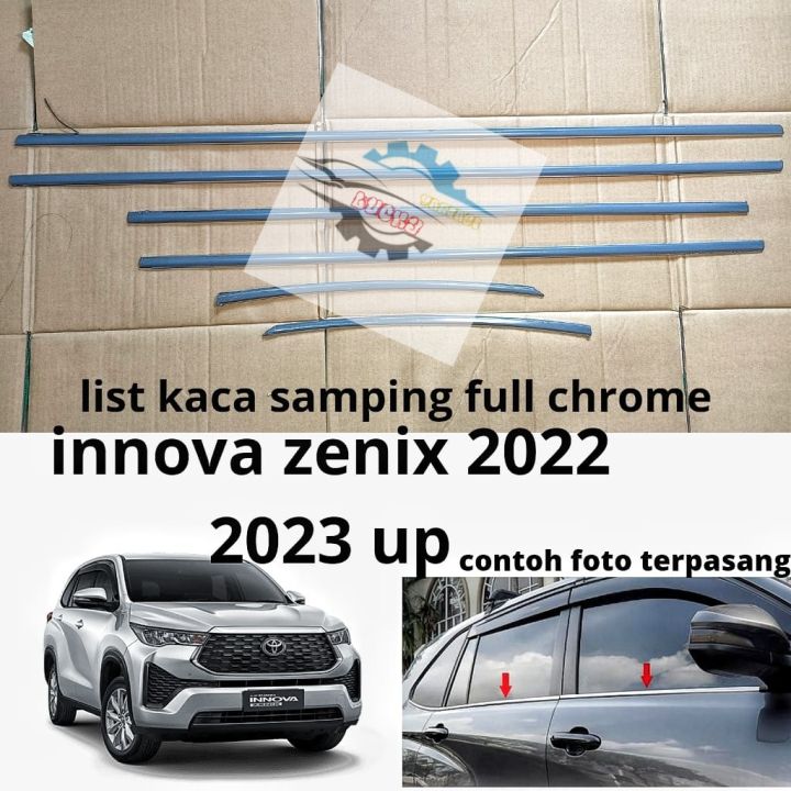 list kaca samping Innova Zenix 2022 2023 2024 Chrome | Lazada Indonesia
