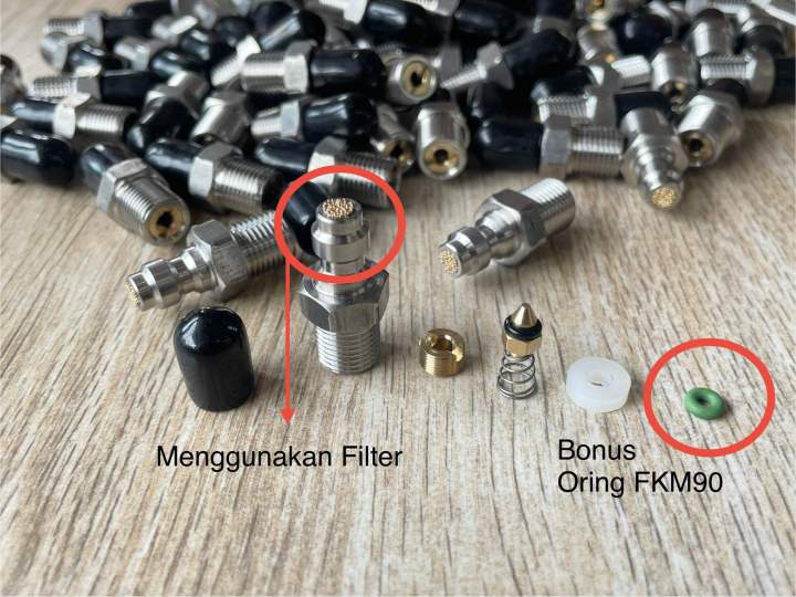 Mini kopler micro coupler drat luar stainless - Kopler mini - Micro ...