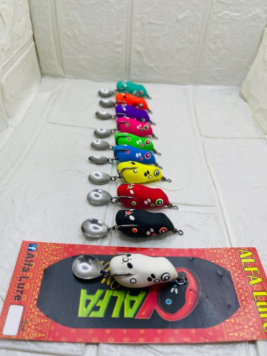 UMPAN CASTING SOFT FROG ALFA LURE (3CM)(3,5CM)(4CM) || UMPAN CASTING ...