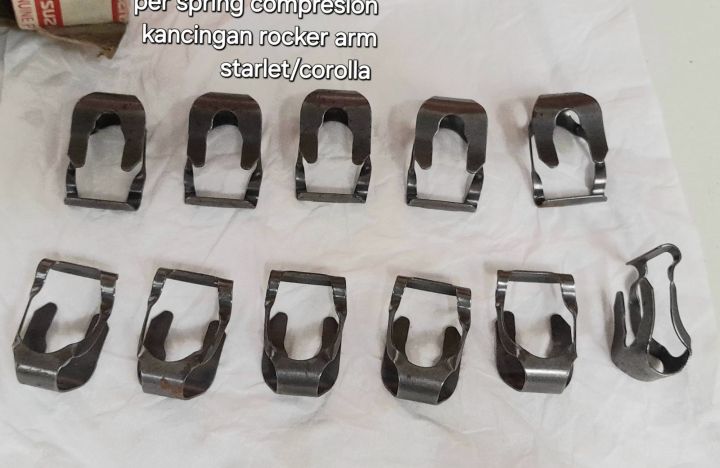per spring compresion/kancingan rocker arm starlet,corolla harga satuan ...