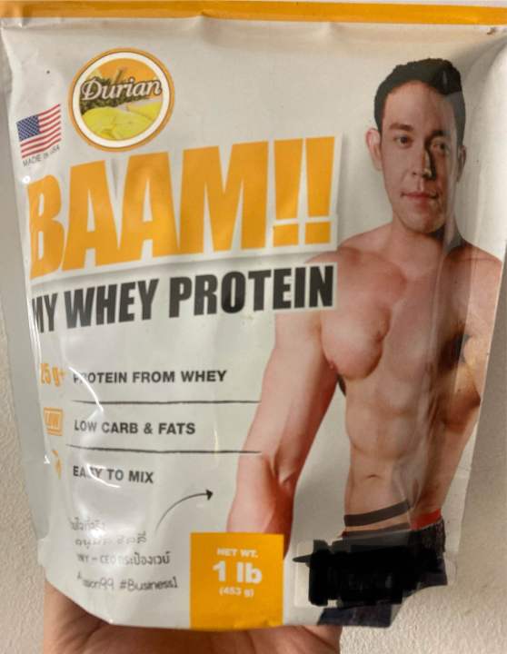 (Limited edition DURIAN) BAAM WHEY PROTEIN 1lbs | Lazada