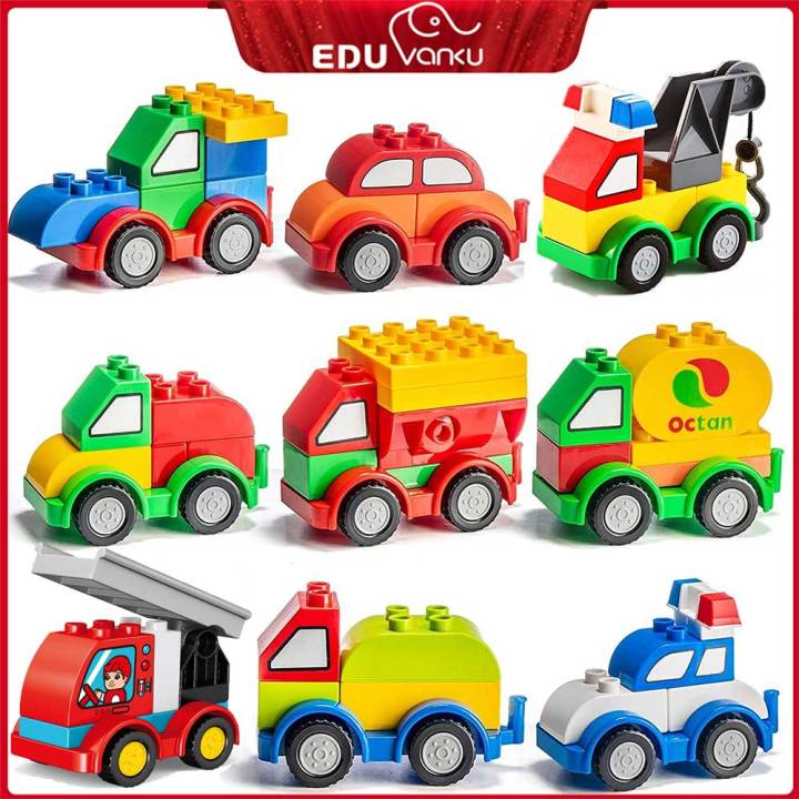 Building Blocks Toy Car for Kids Boys Girls 2 – 6 years,12 Different ...