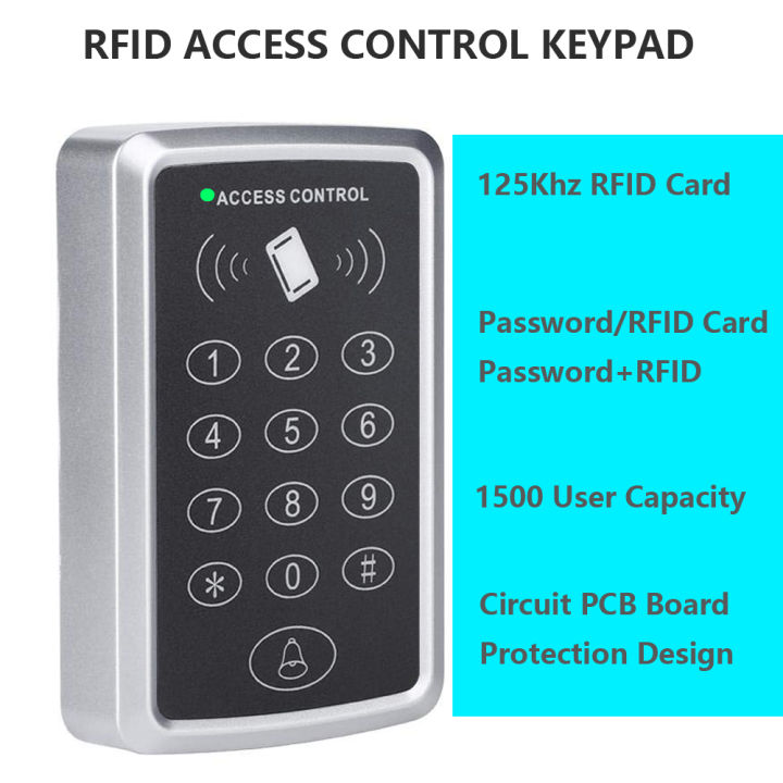RFID Access Control Keypad Rfid Reader Gate Access Control System Lock ...