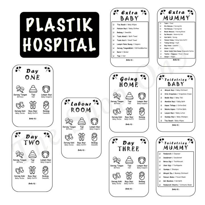 Set Murah PLASTIK PACKING BAJU BABY KE HOSPITAL zipper zip bag baby ...