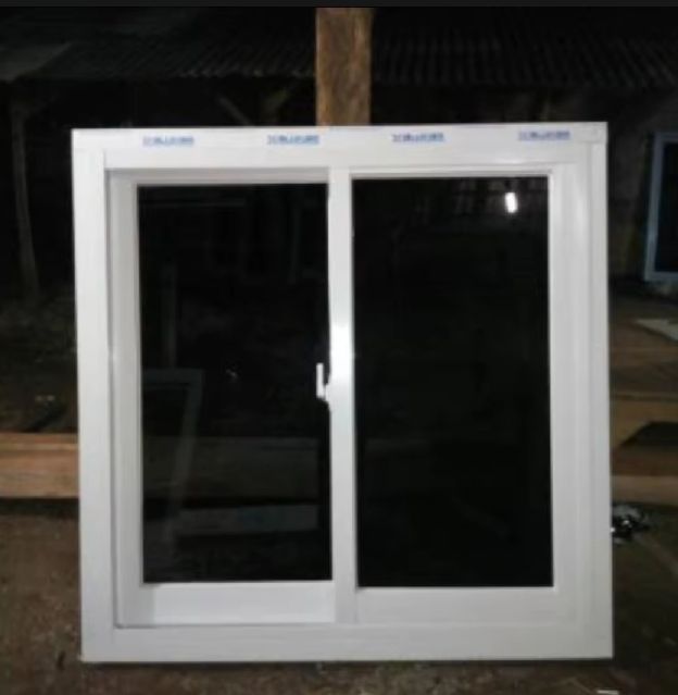 Jendela sliding aluminium geser kanan kiri ukuran T60 × L60 | Lazada ...