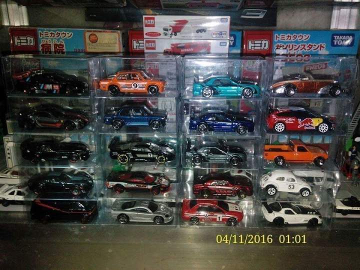 1:64 Display case Brickrods Box for loose Tomica Hotwheels Matchbox ...