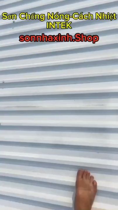 Sơn Chống Nóng INTEK 5L(6kg) Giảm Nhiệt, Chống Hấp Thụ Nhiệt, Bức Xạ Nhiệt Của Mặt Trời, Dùng ...