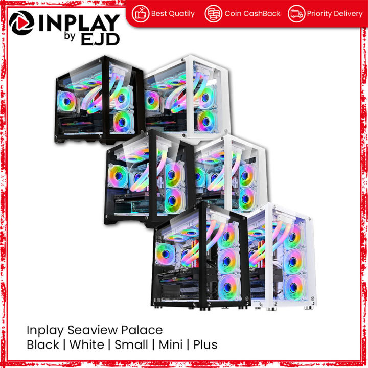 Inplay Seaview Palace Series Tempered Glass Gaming Case | Inplay by EJD ...