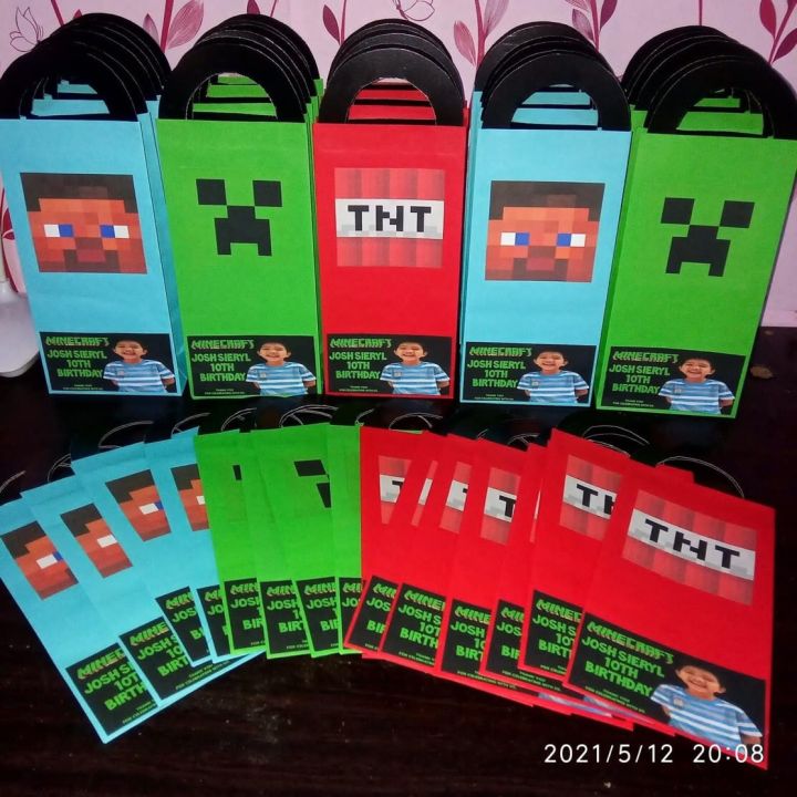 MINECRAFT LOOTBAG (10pcs.) FREE NAME | Lazada PH