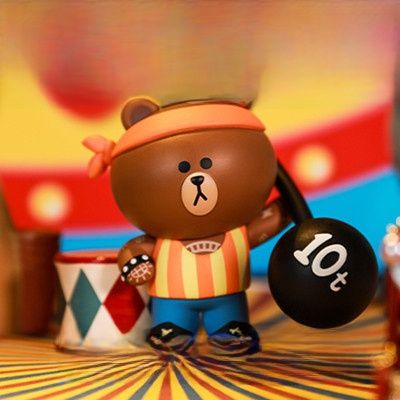 POPMART LINE FRIENDS Circus Series Blind Box Đồ Chơi Thời Trang Mới ...