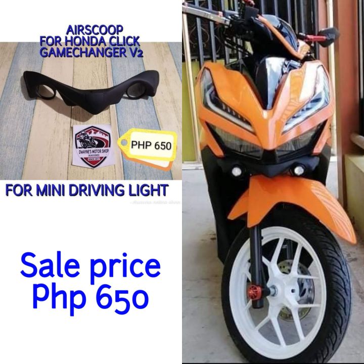 HONDA CLICK V2/gamechanger AIRSCOOP FOR MINI DRIVING LIGHT | Lazada PH