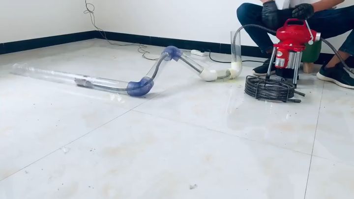 GQ-80 Automatic Dredge Machine Professional Clear Toilet Blockage Drain ...