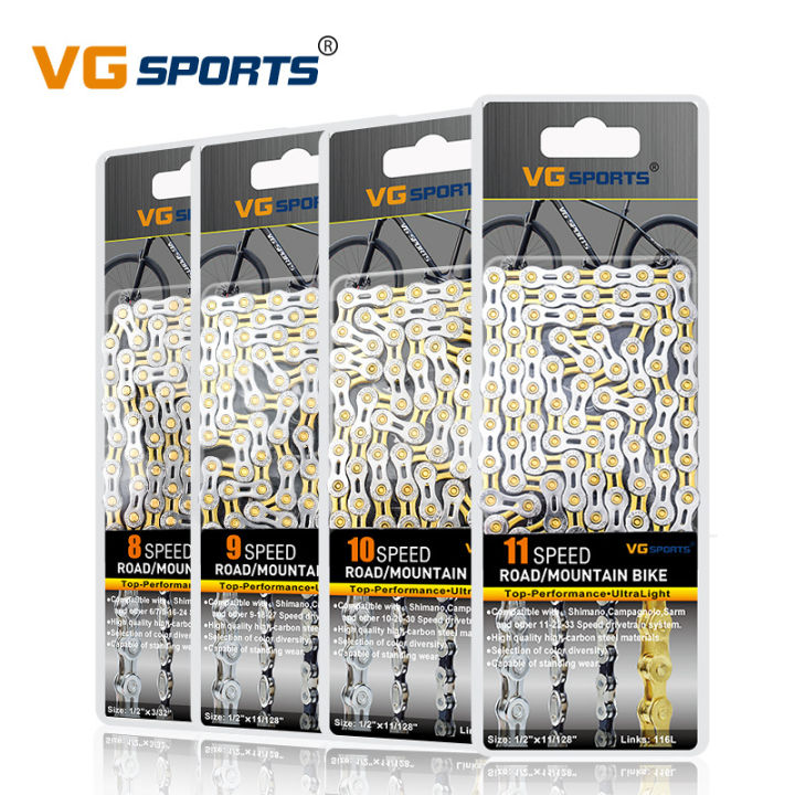 8/9/10 Speed Bicycle Chain Ultralight 116L Original VG Half Hollow ...
