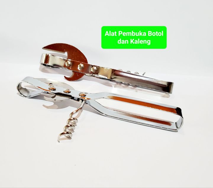 Alat Pembuka Botol dan Kaleng Stainless Multifungsi | Lazada Indonesia