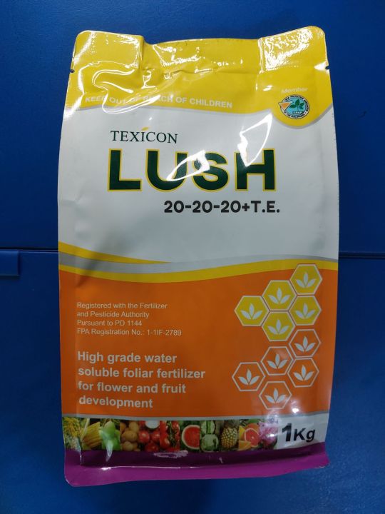LUSH 20-20-20 (1 KILO) FOLIAR BY TEXICON | Lazada PH