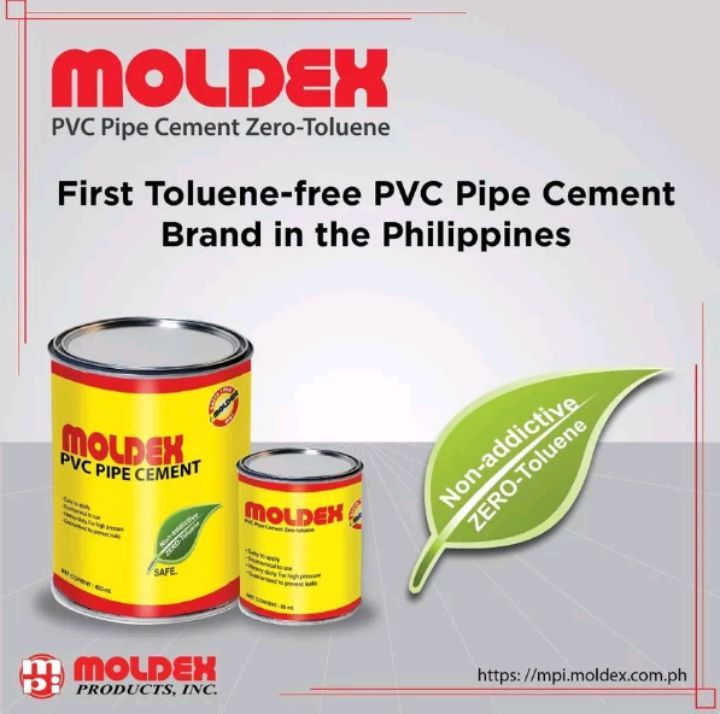 MOLDEX PVC PIPE CEMENT ZERO-TOLUENE 50ML,100ML,400ML, 1000ML SOLVENT ...