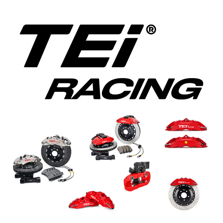 TEIRACING P40NS+ Front Big Brake Kit 4 Pot Caliper with 355x32 mm rotor Auto Brake System Big ...