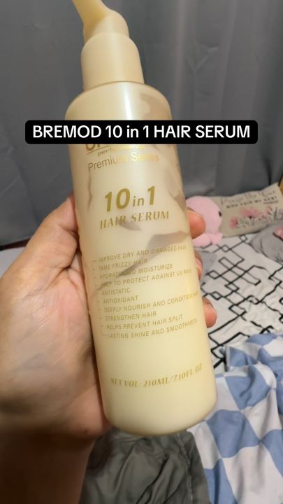 Bremod Premium Hair Serum 10 In 1 Repair Dry Damaged Hydrate Smooth ...