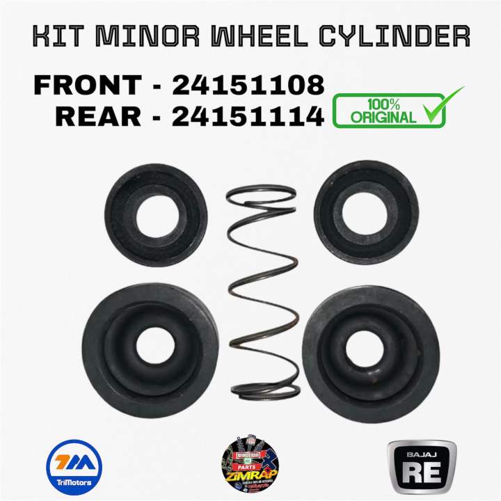 KIT MINOR WHEEL CYLINDER FRONT & REAR BAJAJ RE GENUINE | Lazada PH