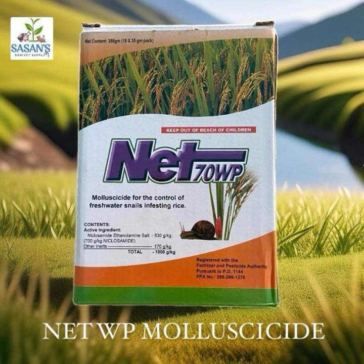 NET 70WP MOLLUSCICIDE (10x35gm pack) | Lazada PH