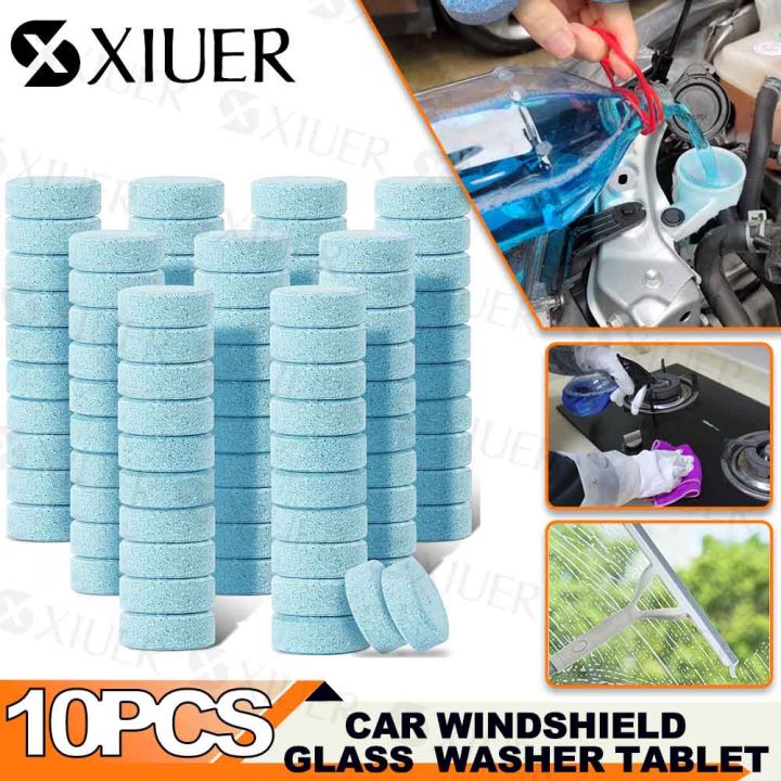 10Pcs Car Windshield Washer Fluid Concentrate Tablets, Multifunctional ...