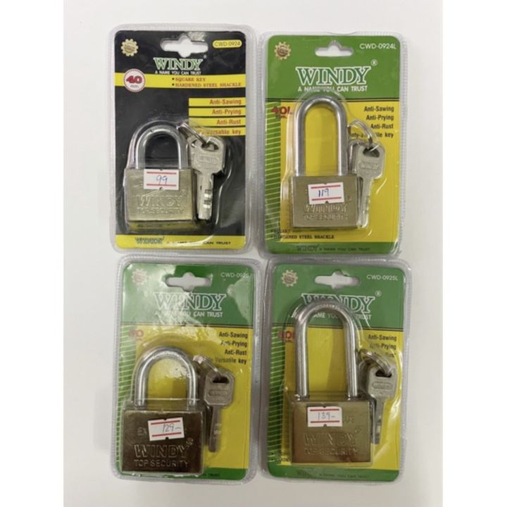 แม่กุญแจ ยี่ห้อ Windy ระบบลูกปืน | Lazada.co.th