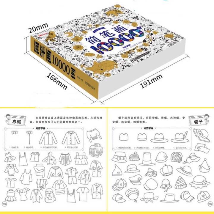 Buku Gambar Anak Buku Anak Mewarnai Buku 10000 Object | Lazada Indonesia