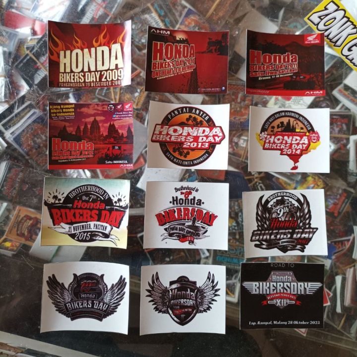 Stiker pack acara Honda bikers day nasional | Lazada Indonesia