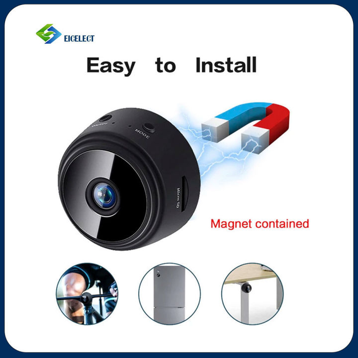 NICELECT Mini HD Camera WiFi Wireless Monitoring Security Protection ...