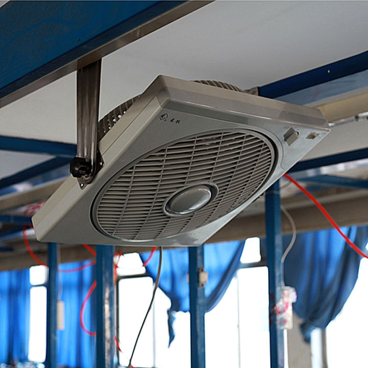 Wind Fan Desktop For Home Louver Fan 12-Inch Rotary Fan Assembly Line ...