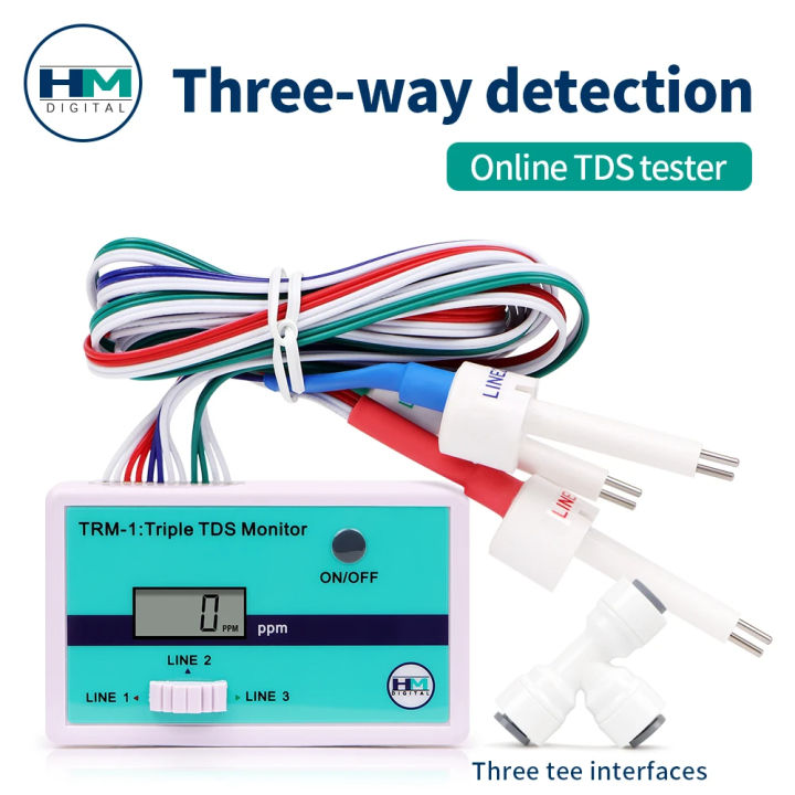 TDS Meter 0-9990ppm Tester Drinking Water Quality Analyzer Digital TDS ...