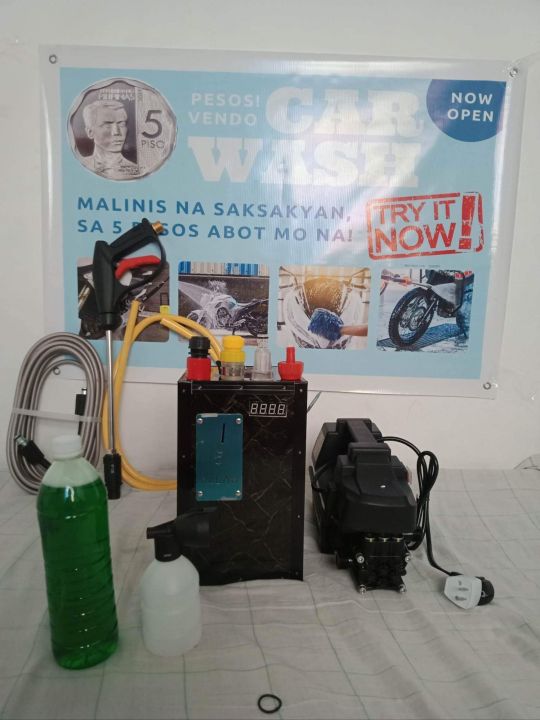 Carwash Vendo Machine Set 1(with shampoo adaptor) | Lazada PH