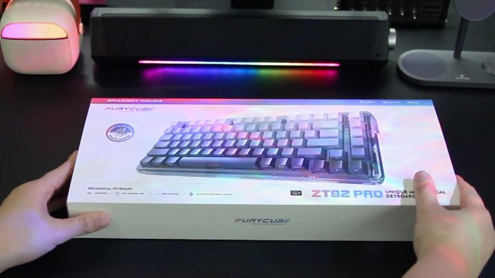 ZIFRIEND ZT82 82 Keys Gasket Wireless Mechanical Keyboard Wired ...