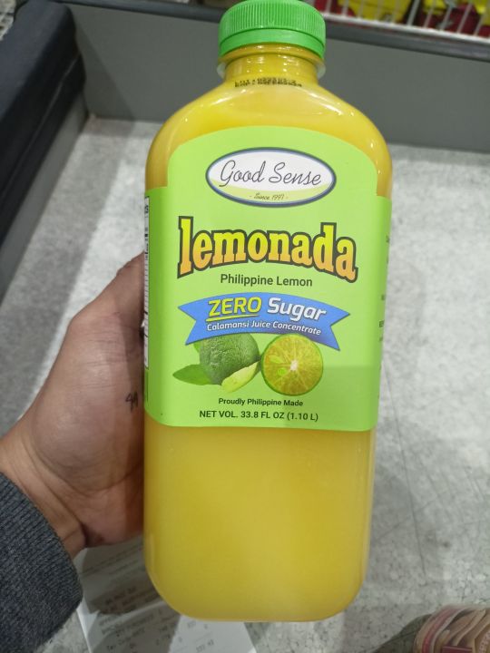 Good Sense Lemonada Zero Sugar Calamansi Juice Concentrate 1.10L ...