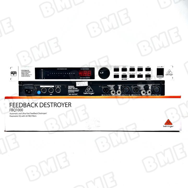 ANTI FEEDBACK BEHRINGER FBQ 1000 FBQ1000 AUTOMATIC FEEDBACK DESTROYER ...