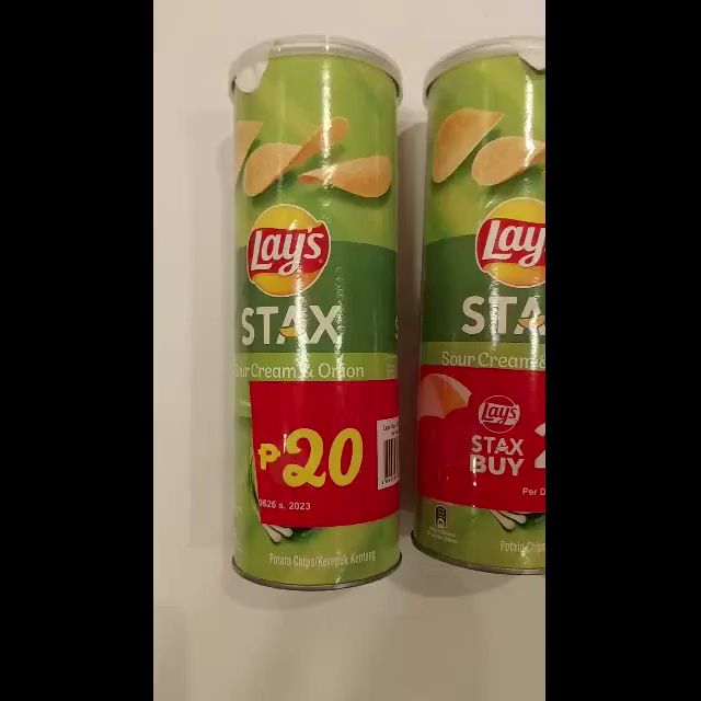 Lay's Stax Potato Chips, 105g - Original, Sour Cream, Cheese | Lazada PH