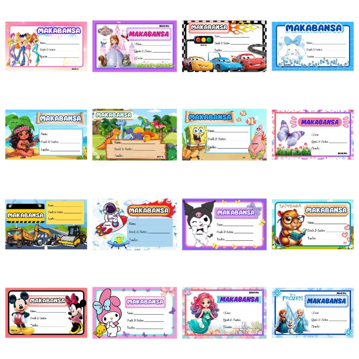 Notebook subject label sticker | Lazada PH