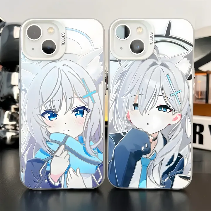 เคสโทรศัพท์มือถือ Blue Archive Black King Sand Wolf Color Silver White ...