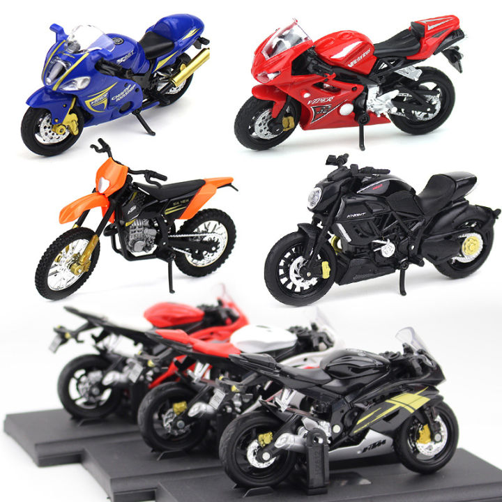 Motorcycle model cake ornament alloy motorcycle creative decoration ...