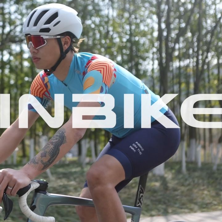INBIKE ผู้ชายกลับ 3D Cut กางเกงขาสั้นฤดูใบไม้ผลิและฤดูร้อนใหม่ Professional จักรยานเสือหมอบ ...
