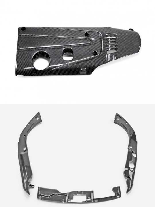 Honda civic Type R FK8 FL5 Hatchback Mugen carbon engine bay coolant ...