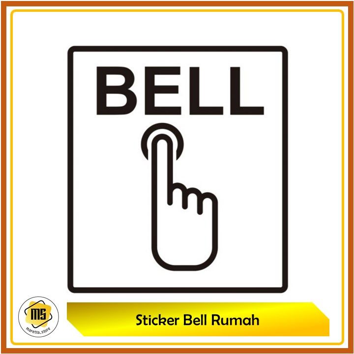 Stiker Bell Rumah Sticker Penunjuk Bel | Lazada Indonesia