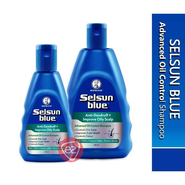 Selsun Blue Advanced Oil Control Anti-Dandruff & Scalp Care Shampoo (Selenium Sulfide ...