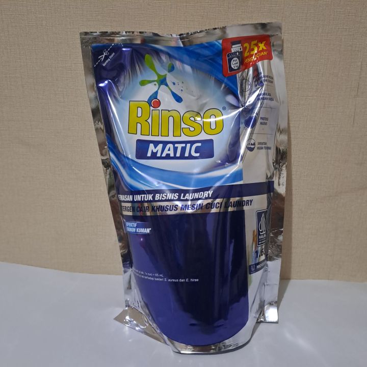 Rinso Matic Deterjen cair 1.65L | Lazada Indonesia