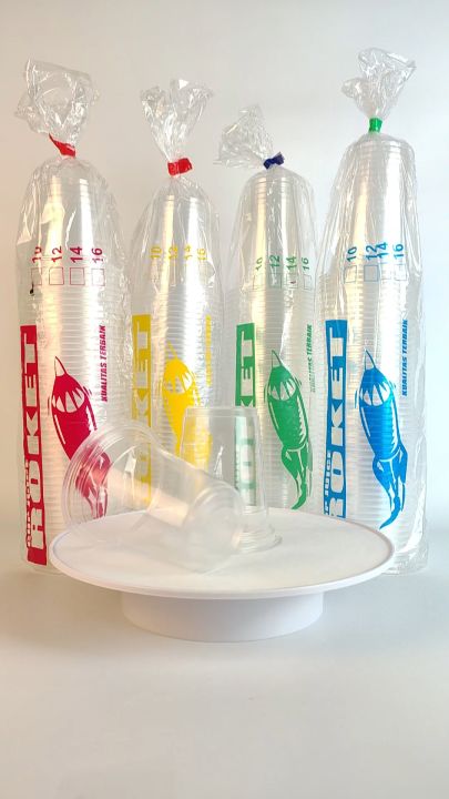 Cup Jus Rocket | Cup Minuman Dingin | Cup Plastik Es | Gelas Plastik ...