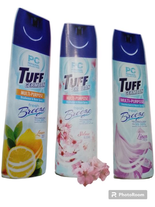 personal collection tuff linen fresh disinfectant and room spray 250ml ...