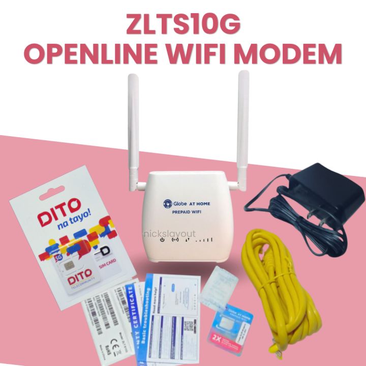 ZLT S10G OPENLINE WIFI MODEM FREE DITO SIM, FREE GLOBE ATHOME SIM ...